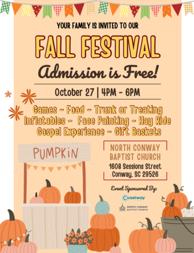 Coastway/North Conway Baptist Church - Fall Festival :: VBS Pro ...